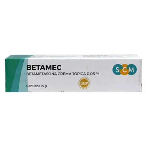Betamec Betametasona 0,05% Crema 15 Gr - de laboratorio SCM – Farmati.cl