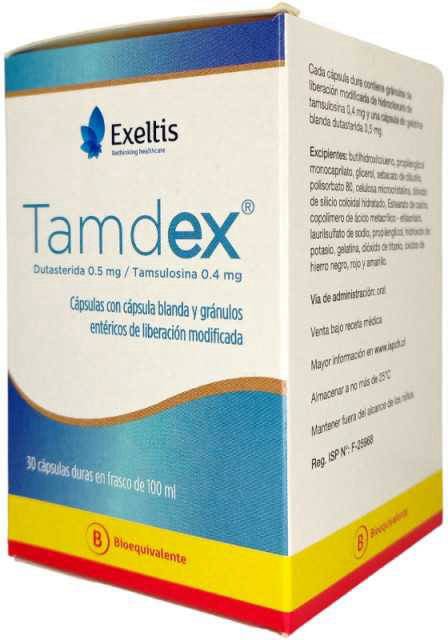 Tamdex 0.5 Mg/0.4 Mg X 30 Capsulas – Farmati.cl